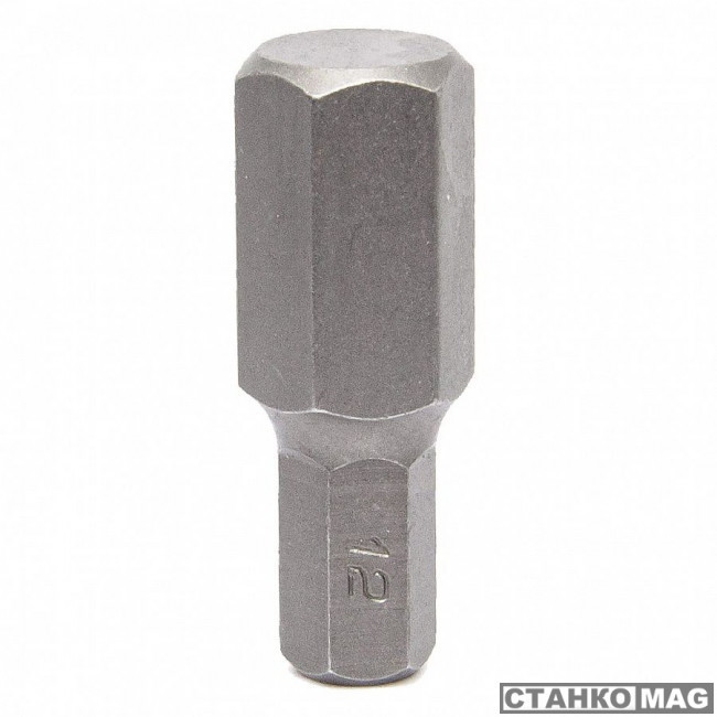 Бита шестигранная короткая Hans на 5/16" 12 мм 062-4M12 ...